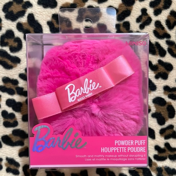 Barbie | Makeup | Barbie X Miniso Large Powder Puff Pink Makeup Mattel ...